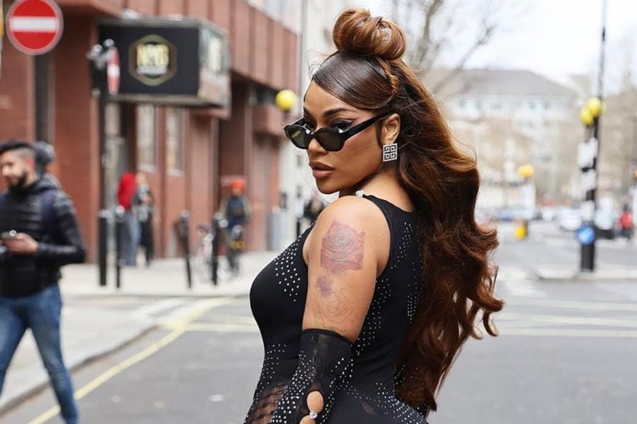 Stefflon Don Flaunts Barely-There Sheer Looks At London Fashion Week ...